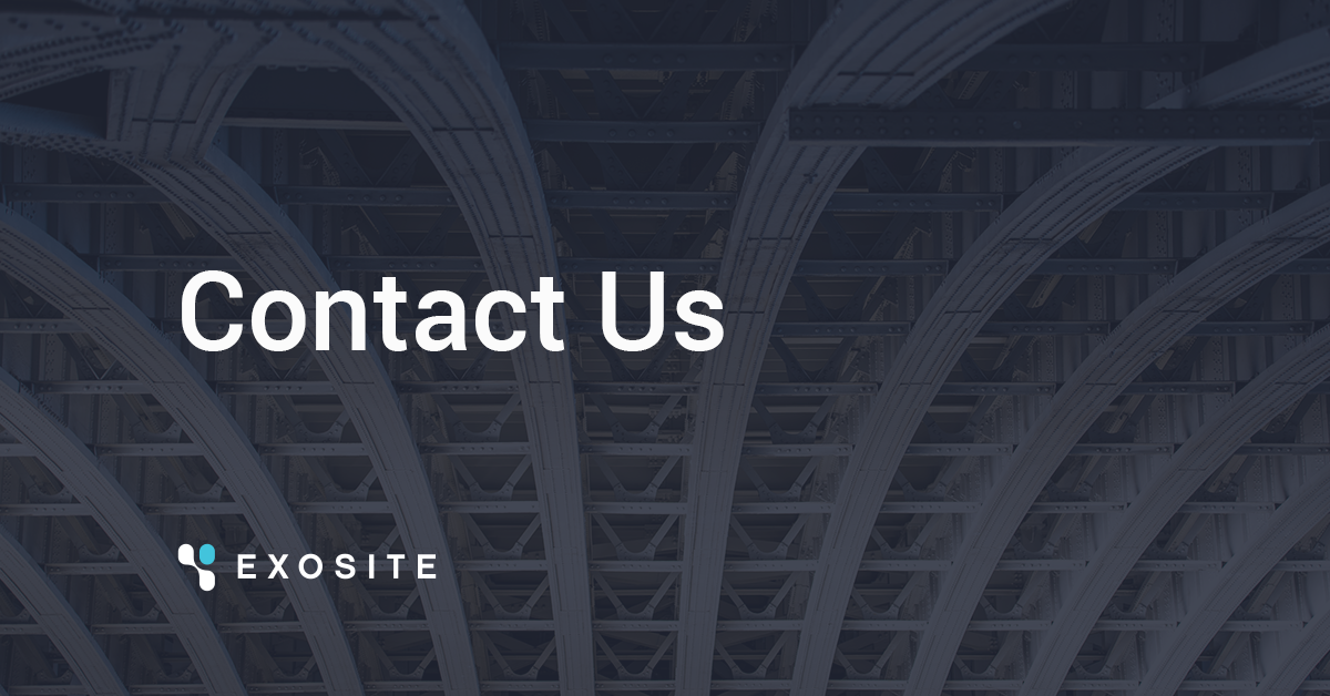 Contact Us | Exosite | IoT Software